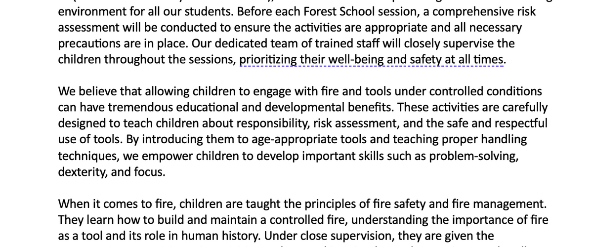 Letter to Parents explaining Forest School (Outdoor Learning) *Improve ...