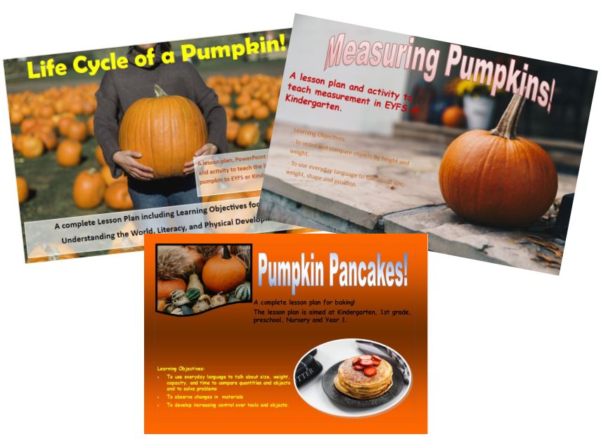 Halloween Pumpkin Bundle (All 3 Lesson Plans) – Mr Early Years