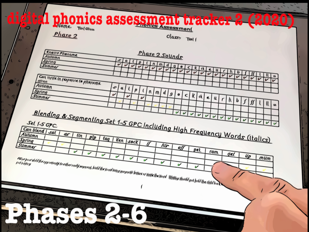 Digital Phonics Assessment Tracker 2 (2020) Whole School Licence – Mr ...