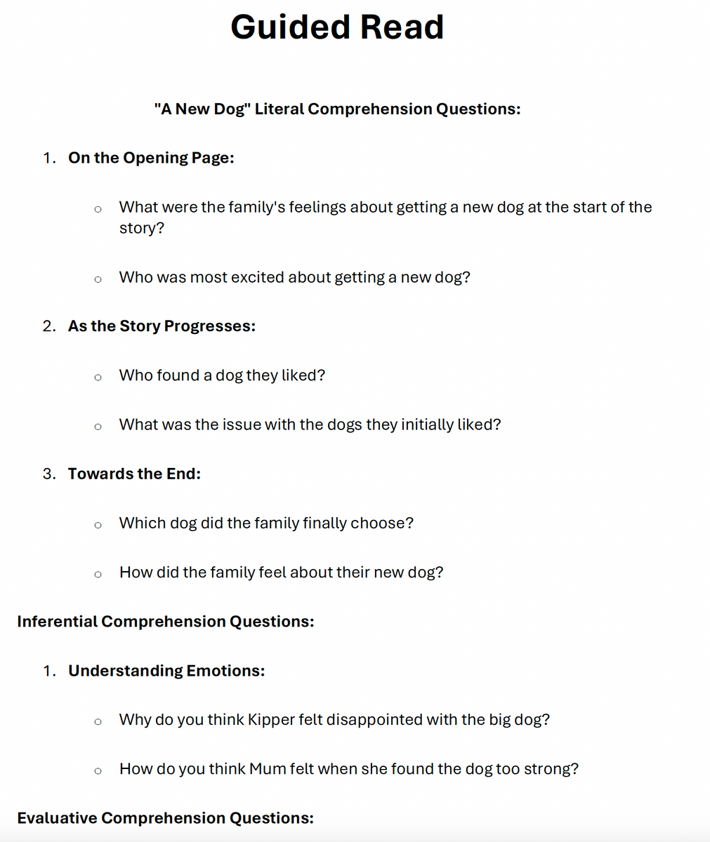 35 Guided Reading Activity Packs (including pre & post read ideas) – Mr ...